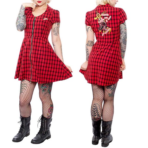 Sourpuss | Dresses | Sourpuss Derby Til Death Dress | Poshmark